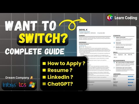 How to Create Resume & Switch Company After Gaining Experience ...