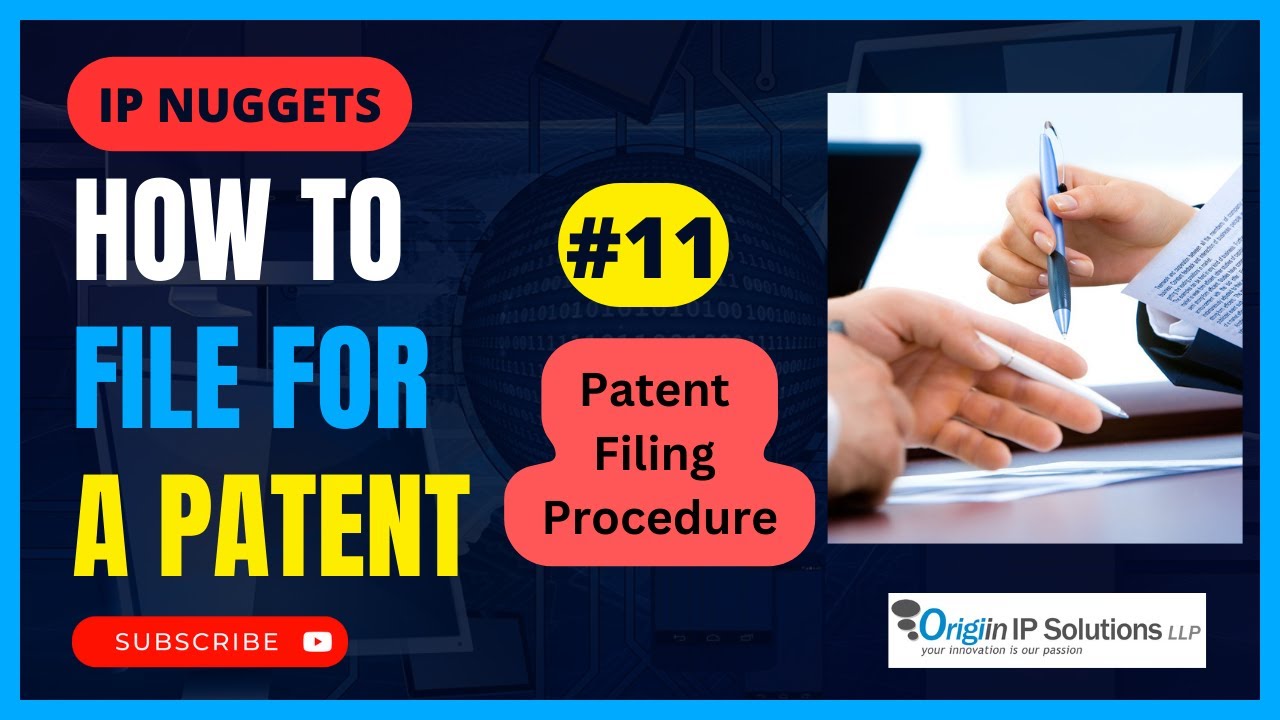 How to file for patent? Patent Filing process #patentfiling # ...