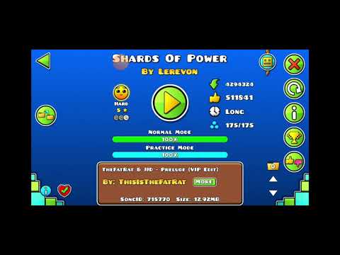 Geometry Dash (SHARDS OF POWER) 100% COMPLETE[ALL 3 COINS] TheRealRP ...