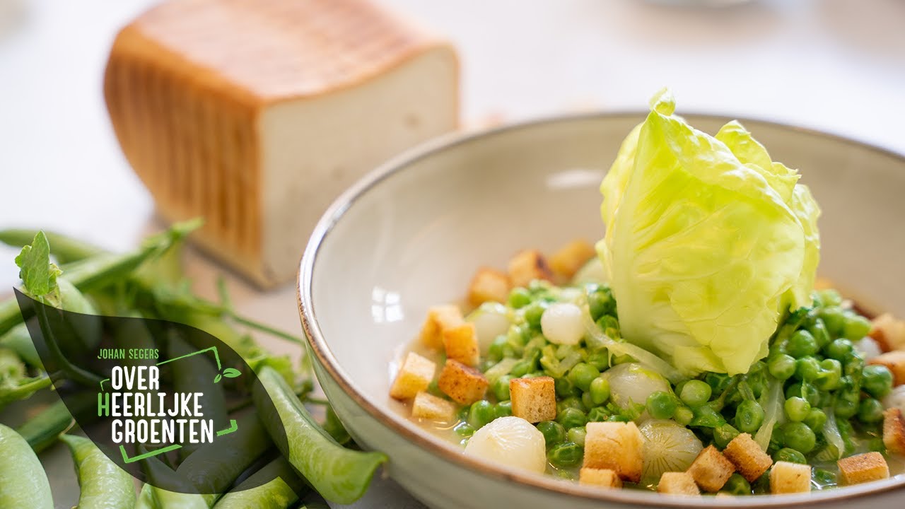 Salade met erwtjes en zilveruitjes | Over (h)eerlijke groenten - YouTube