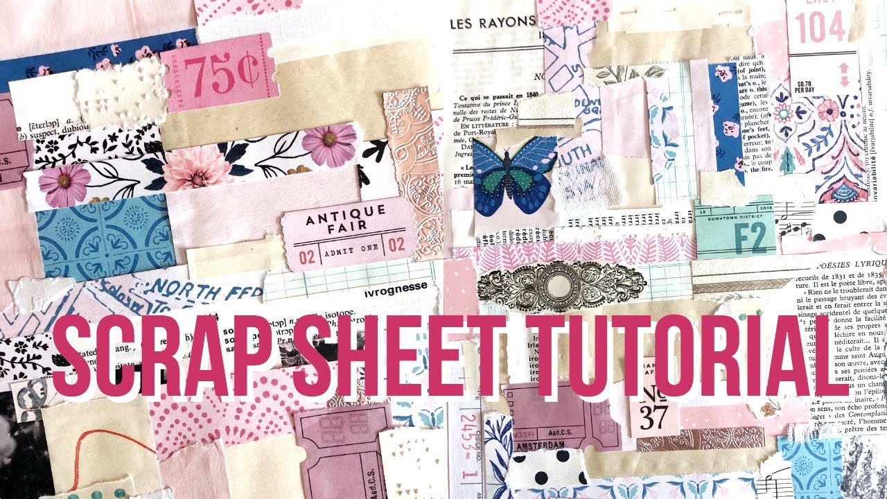 PRE-RECORDED: Scrap Sheets Tutorial | Patreon Exclusive May 2020 #2 ...