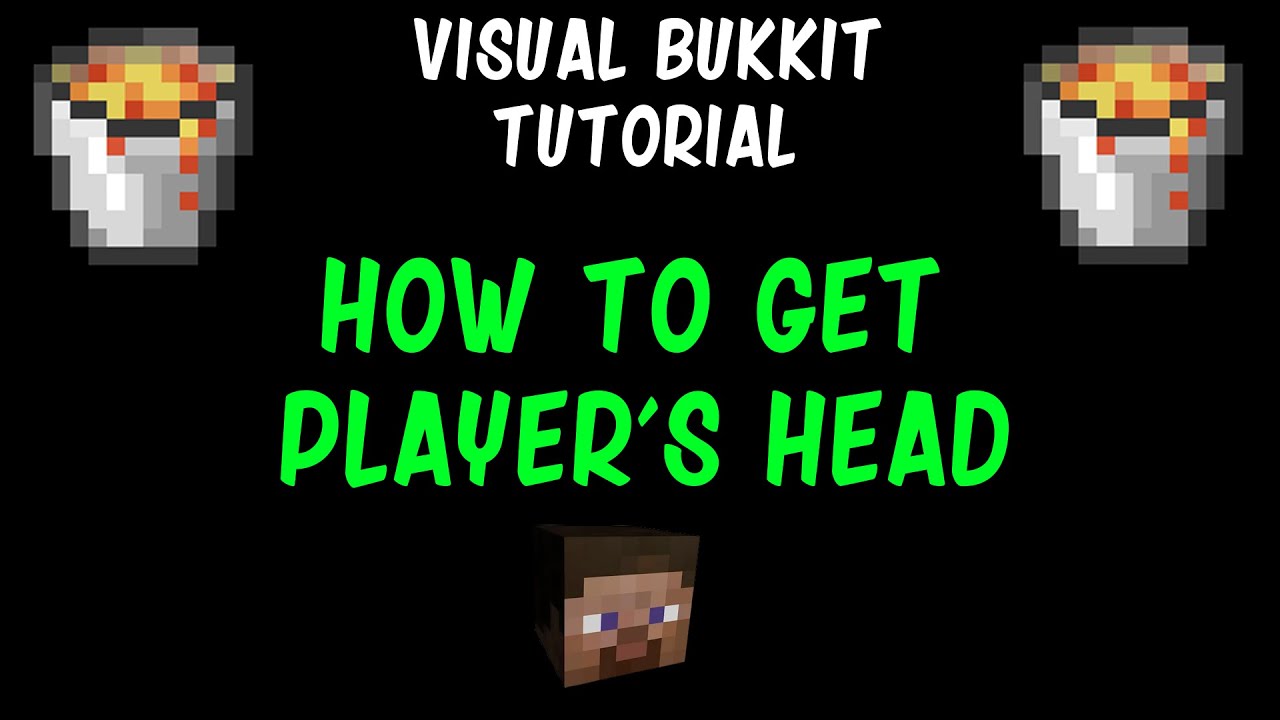 Visual Bukkit Quck Tutorial - How To Get Any Player's Head - YouTube