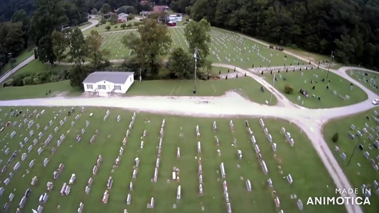 Aerial view of Pineview Cemetery, Orgas WV - YouTube