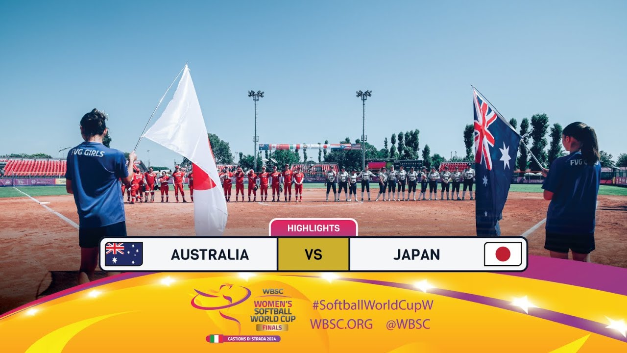 Highlights | Game 1 Australia vs Japan | 2024 WBSC Women’s Softball ...