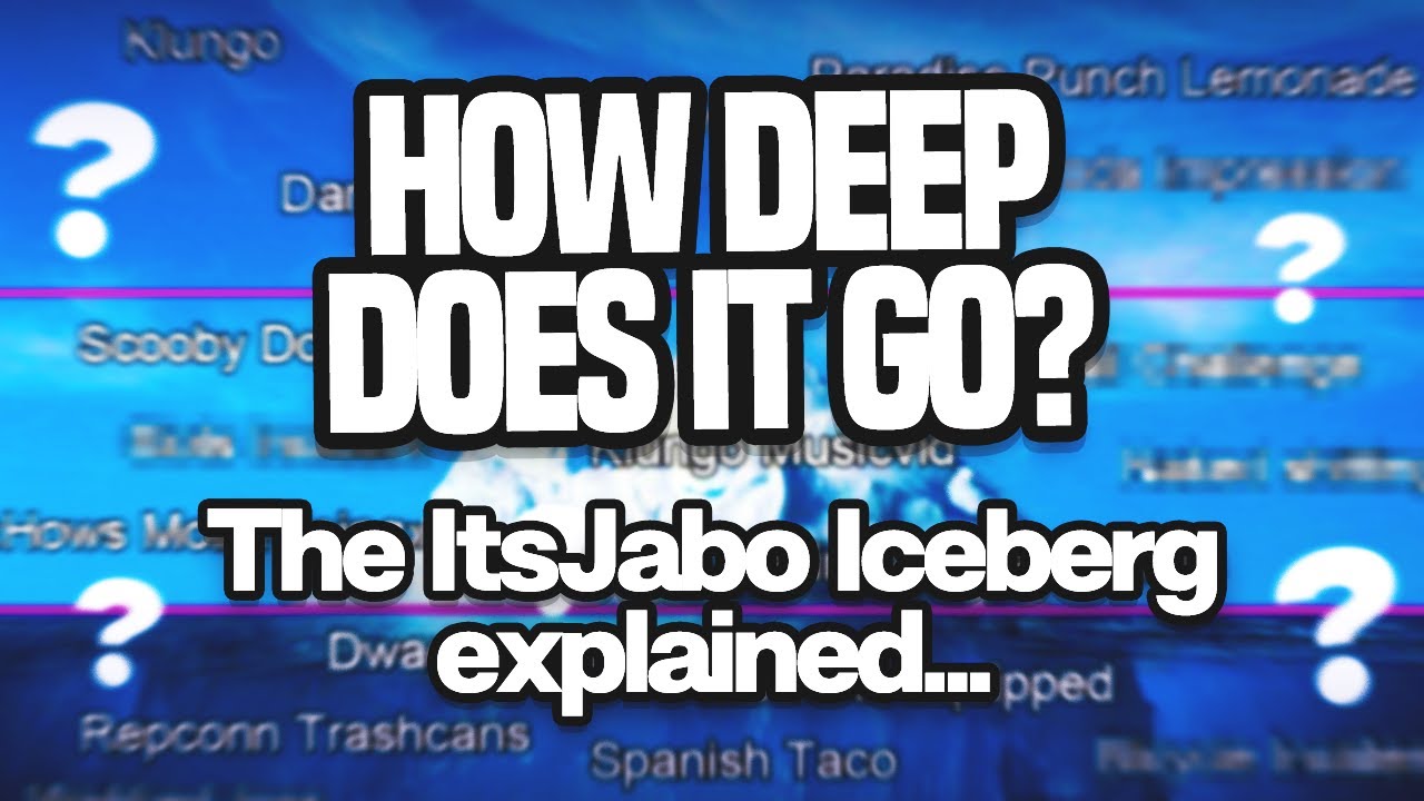 The ItsJabo Deep Dive Iceberg Explained - YouTube