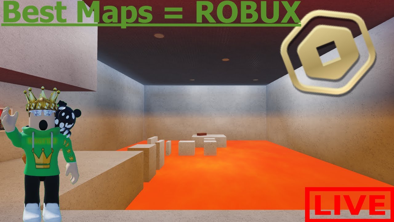 BEST PIGGY BUILD MODE MAPS = ROBUX!! (Live) - YouTube