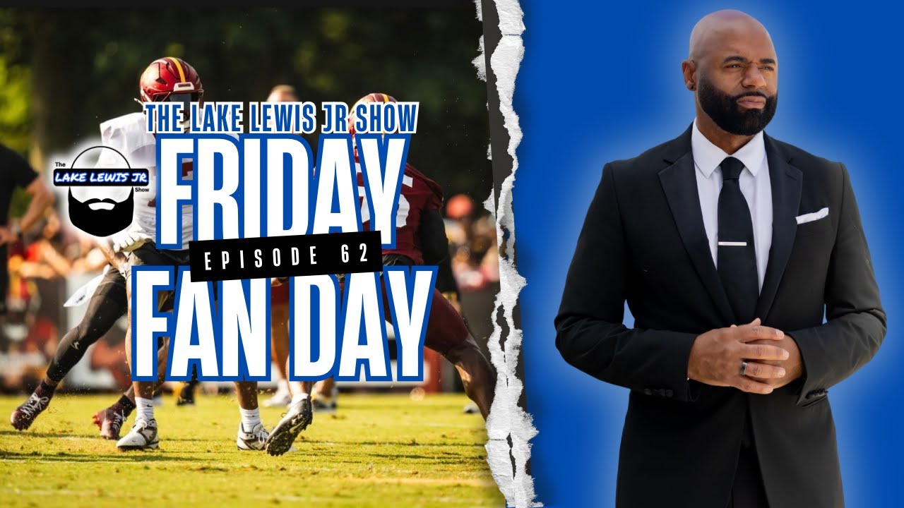 Lake Lewis Jr Show: Commanders' Terry McLaurin Debate on Friday Fan day ...