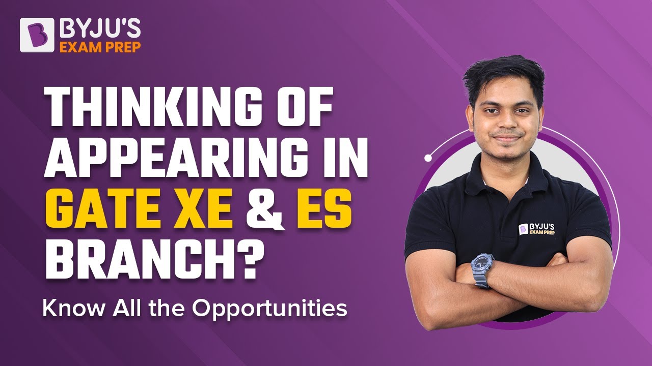 GATE Engineering Science (XE) and GATE Environmental Science (ES) Exam ...