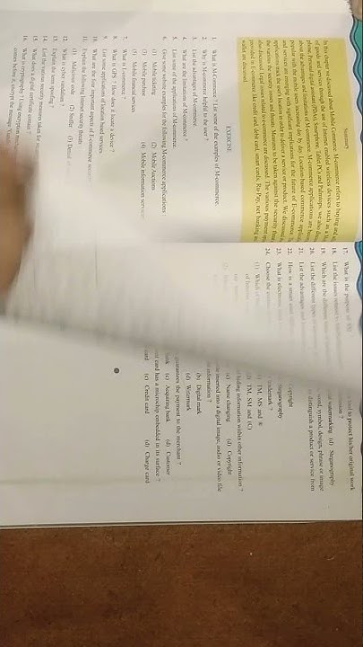 Class 12th GSEB computer ch 5 mcqs solutions - YouTube