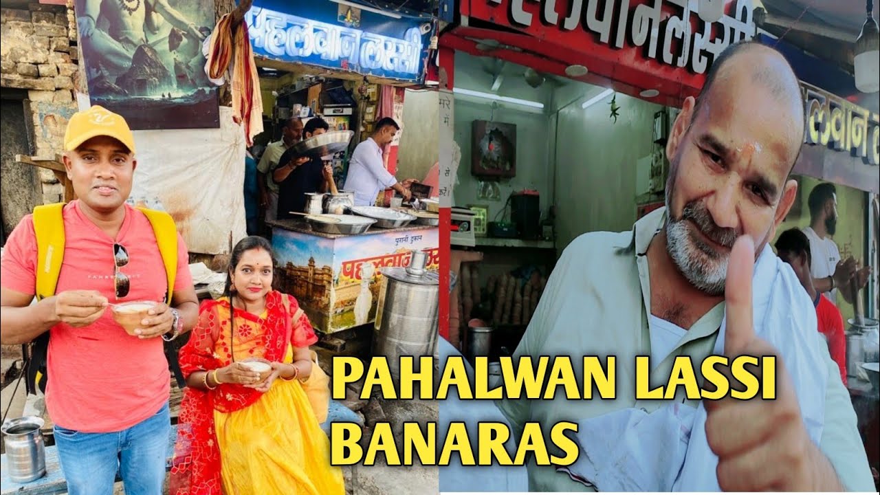 Pahalwan Lassi Varanasi | Varanasi Food Tour | Suryavlogs - YouTube