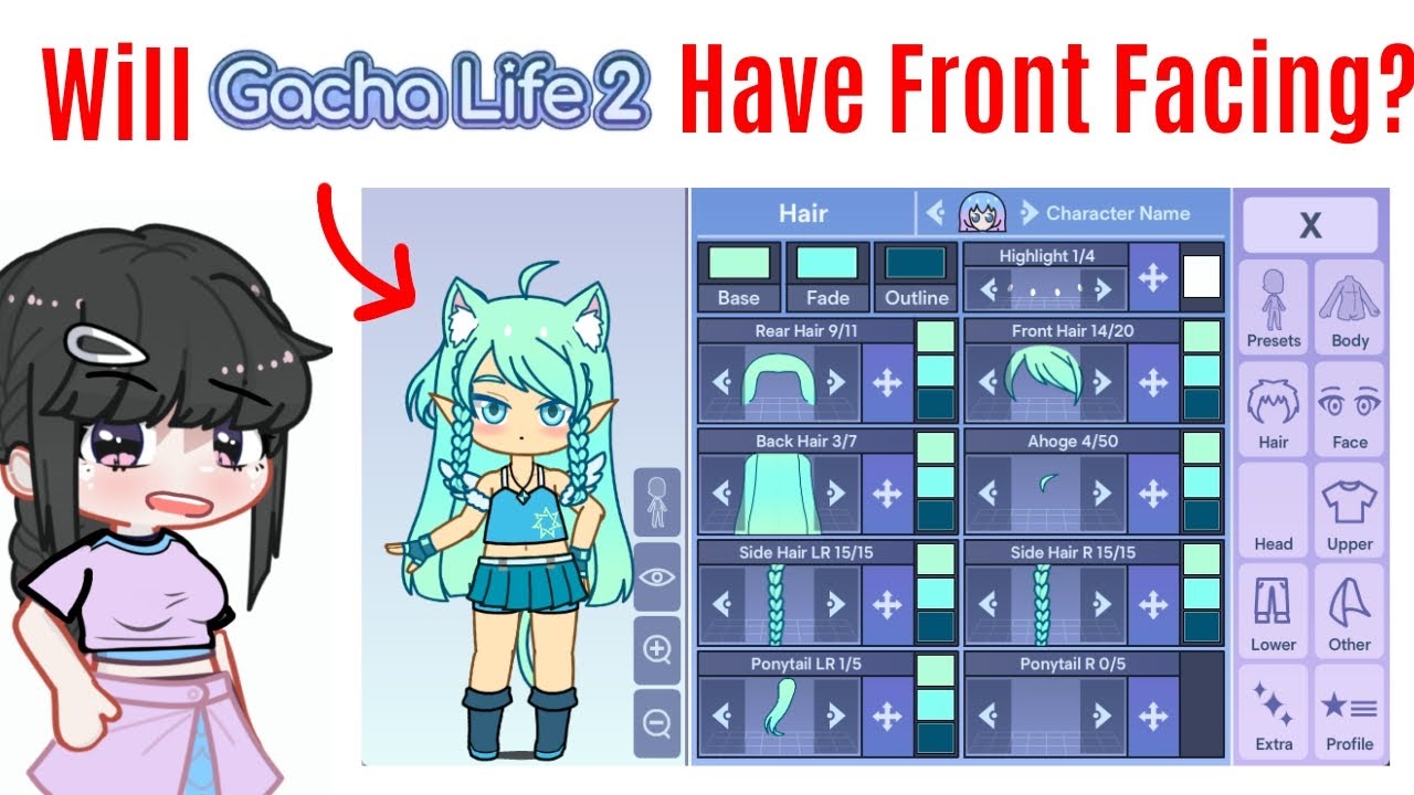 Will Gacha Life 2 Have Front Facing??! - YouTube