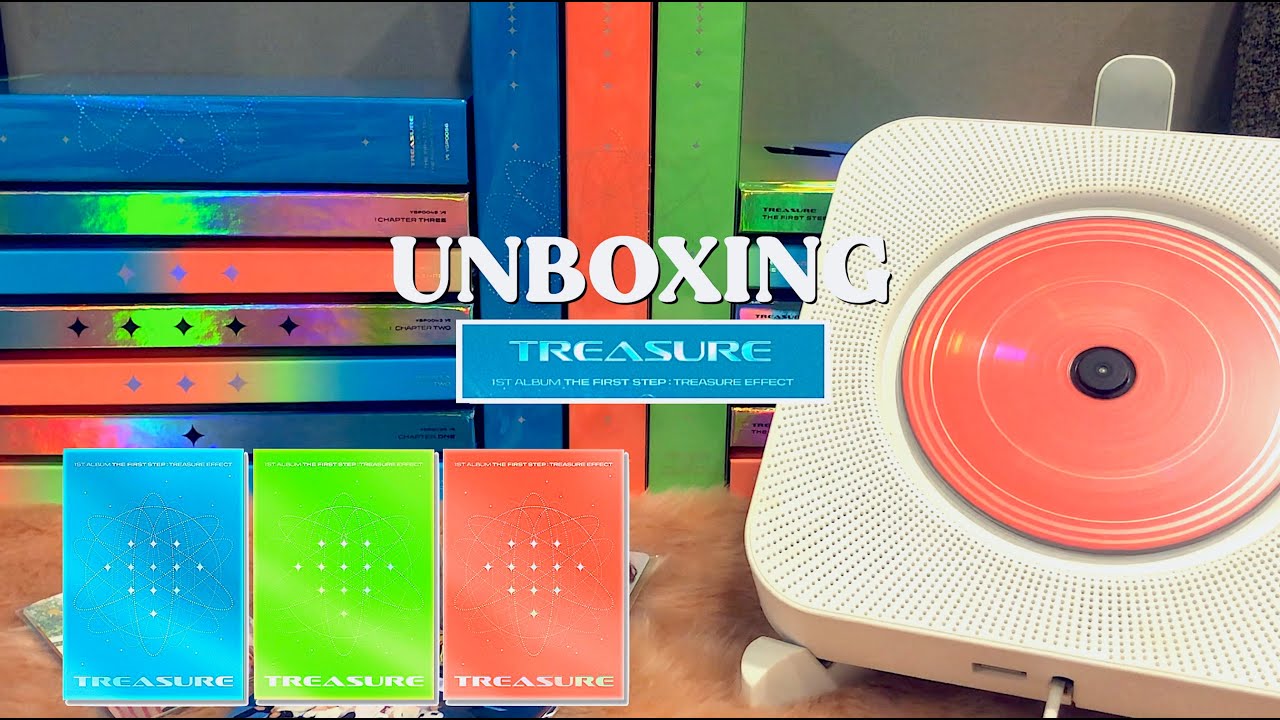 TREASURE - 1st ALBUM 'THE FIRST STEP : TREASURE EFFECT' UNBOXING ...