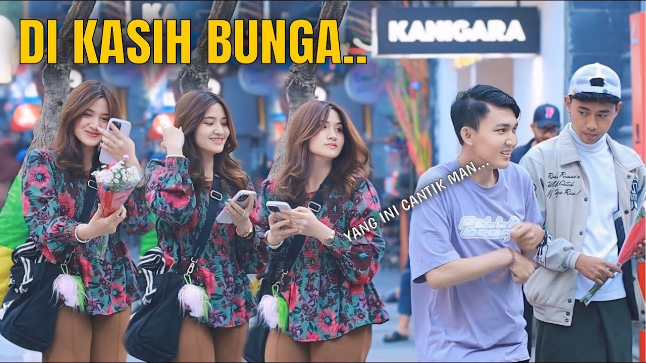 Viral Colek Cewek Cantik Gak Di Kenal Kasih Bunga Youtube