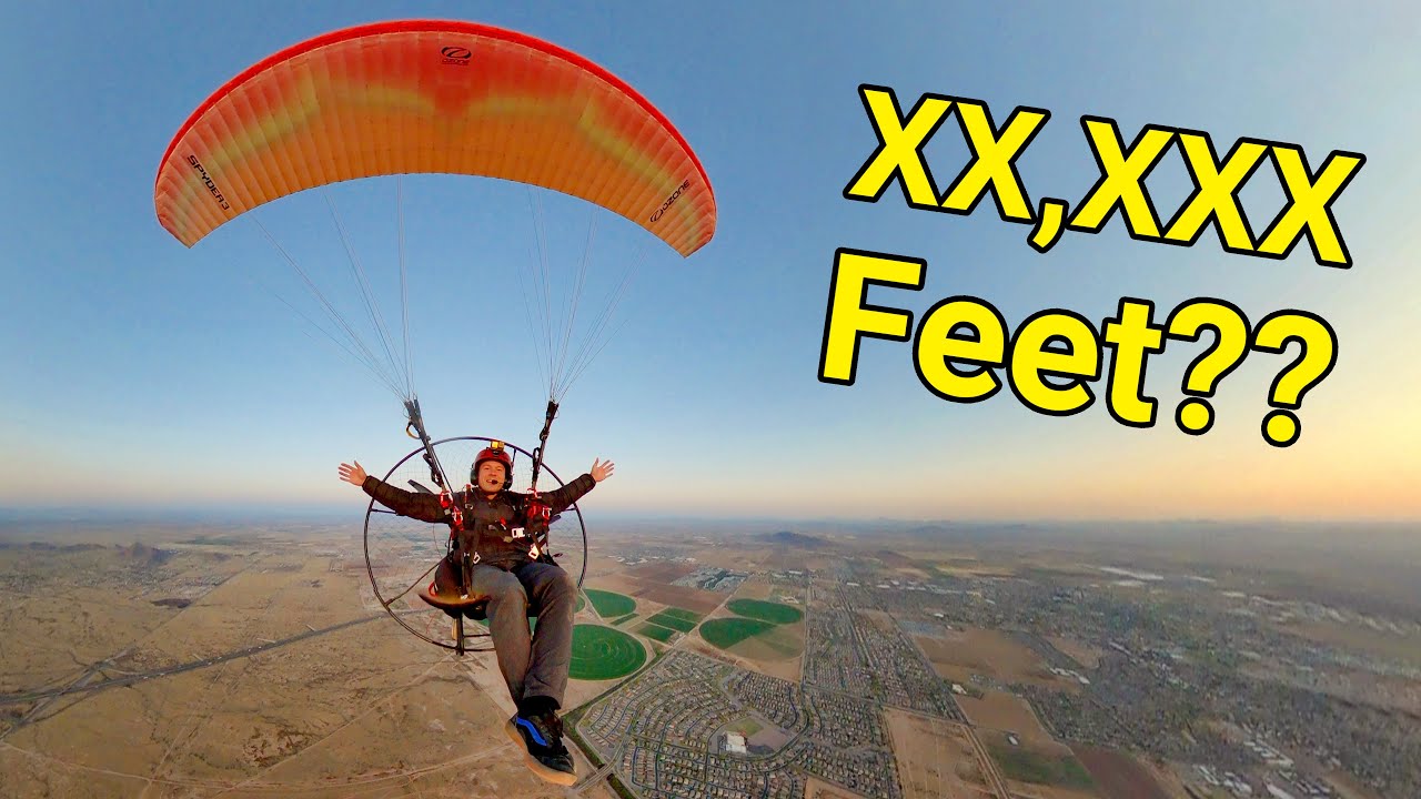 Electric Paramotor MAX ALTITUDE Test! - YouTube