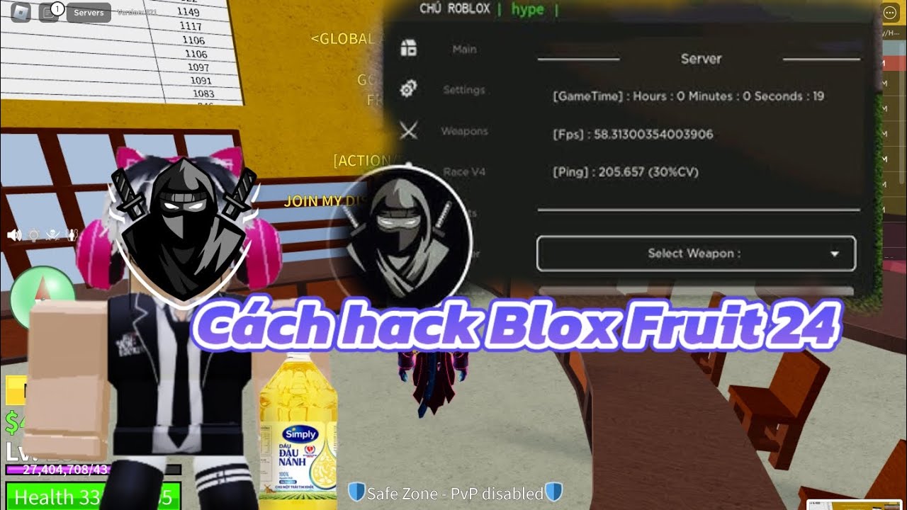 cách hack Blox Fruits Delta VNG trên điện thoại - YouTube