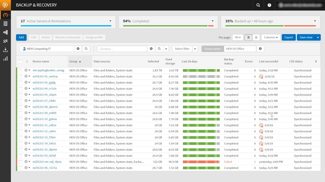 Solarwinds backup - lalafapps