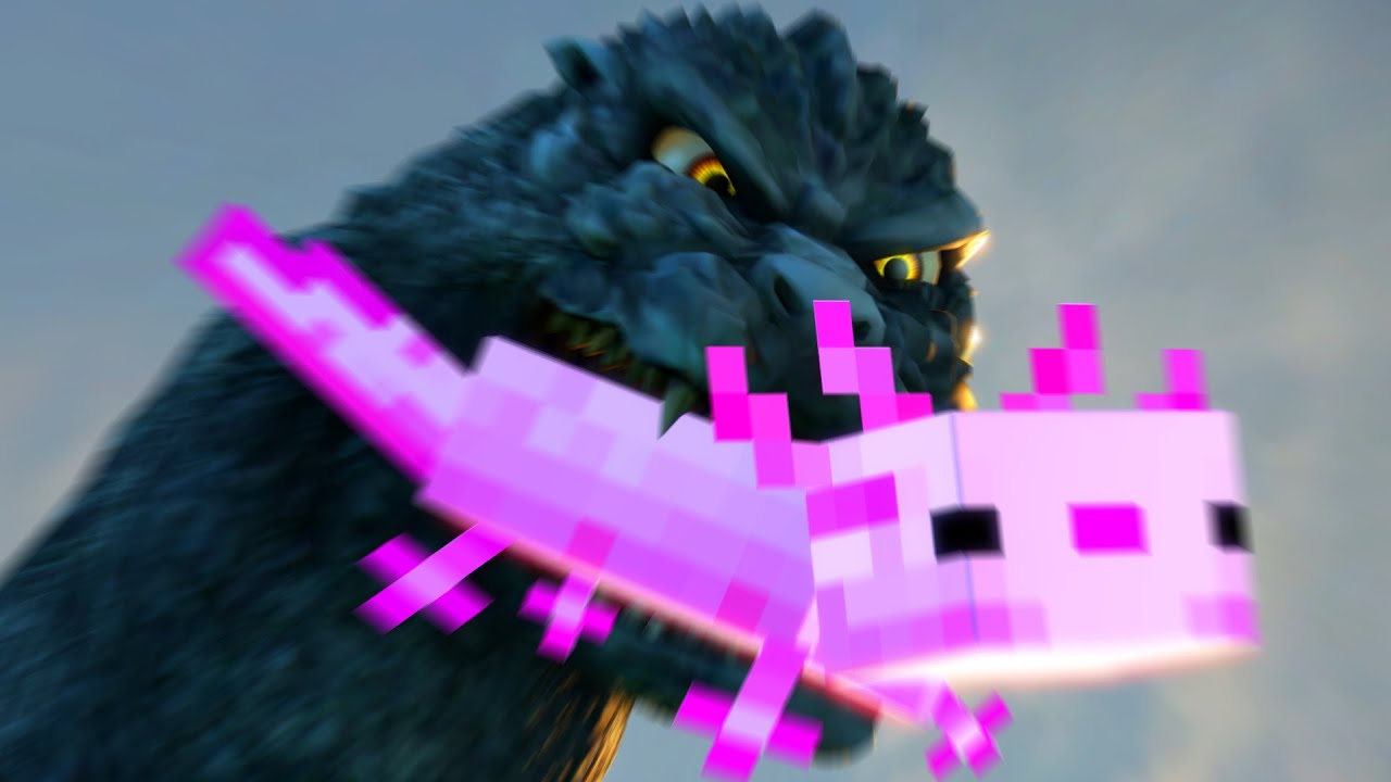 Godzilla vs Axolotl - YouTube