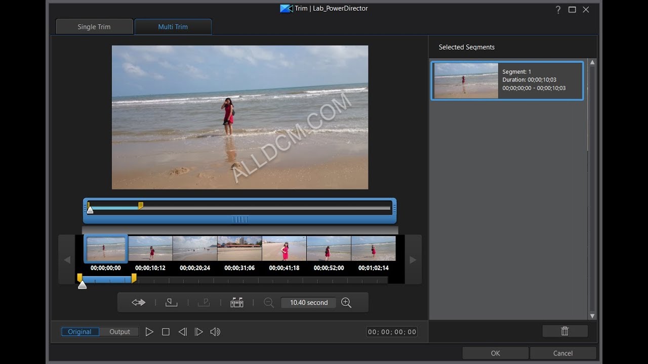 How to Multi Trim Video With CyberLink PowerDirector - YouTube
