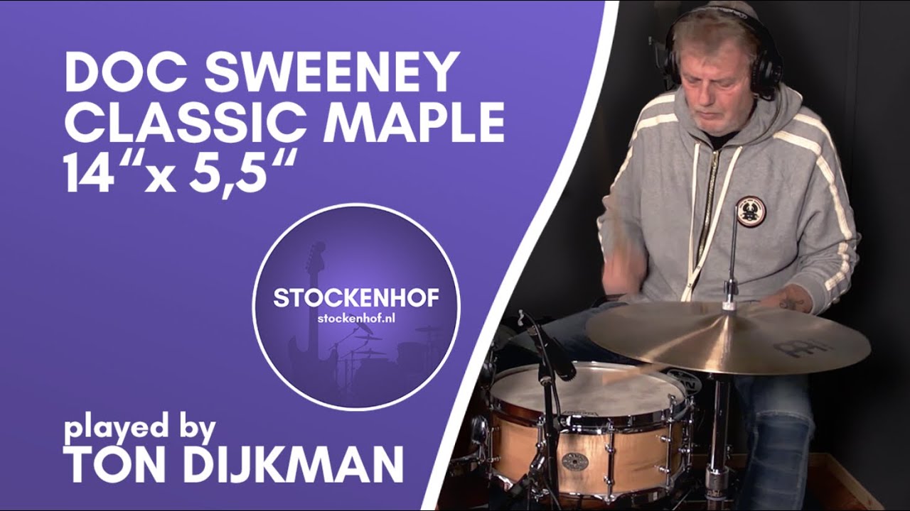 Doc Sweeney Classic Maple 14" x 5,5" Snaredrum - Played by Ton Dijkman ...