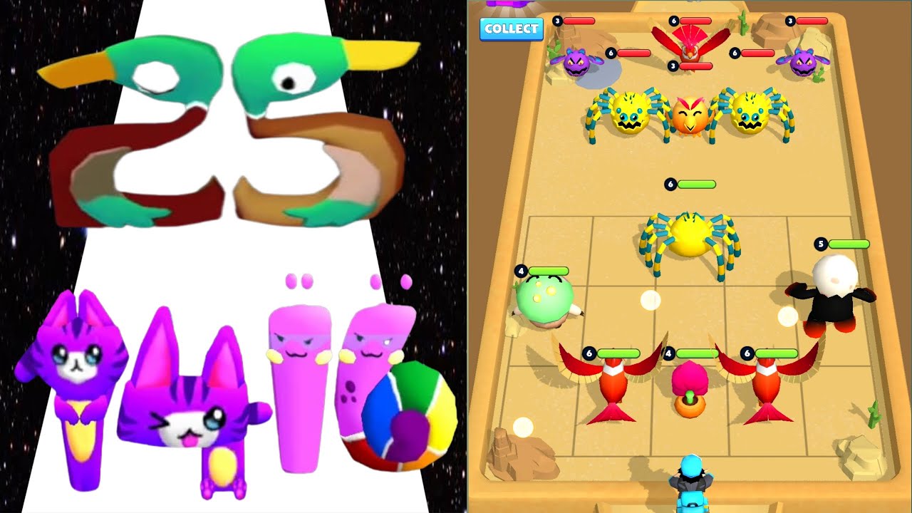 Merge master Pokemon Fusion vs Merge master monster Run 3D game play ...