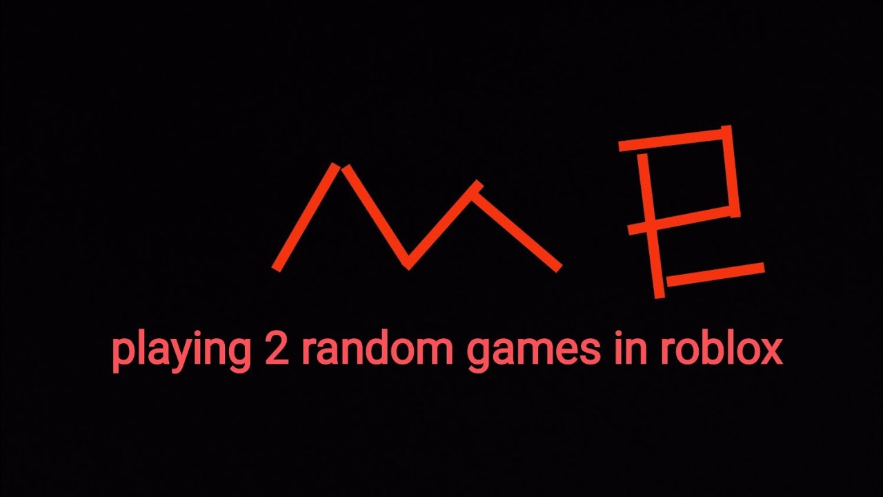 playing 2 random games in roblox - YouTube