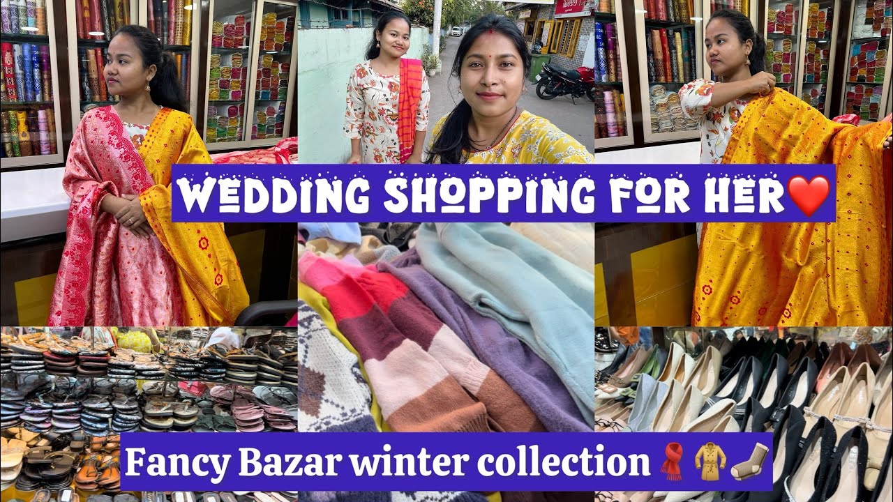 Wedding Shopping for her🤌 ️||Some Winter Collections of Fancy Bazaar🧣🧥||Fancy Bazaar|| MS Bag ...