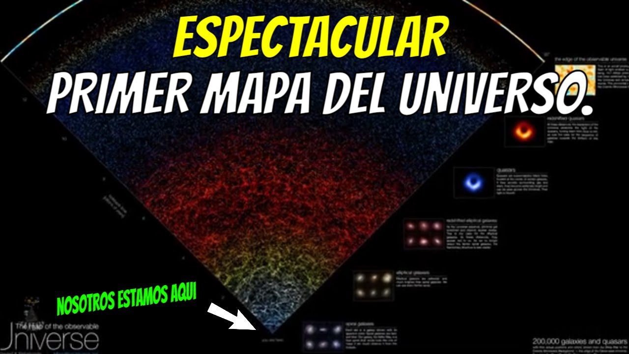 MAPA del UNIVERSO observable que muestra por PRIMERA vez su extensión ...