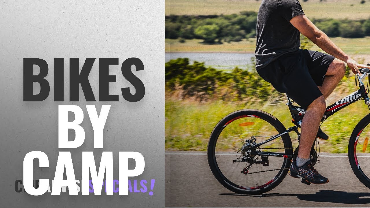 Top 10 Camp Bikes [2018]: Camp Alloy 26" Folding Bike 21 Speed Dual ...