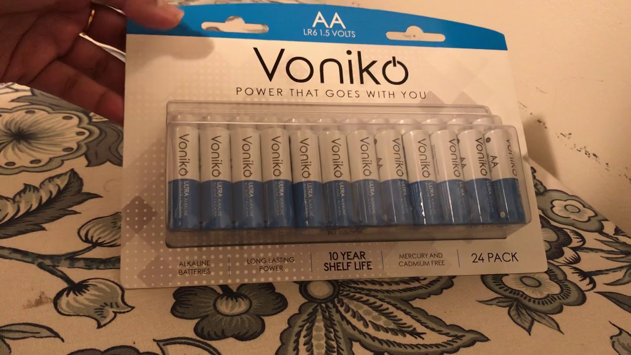 Review and test of Voniko AA batteries - YouTube