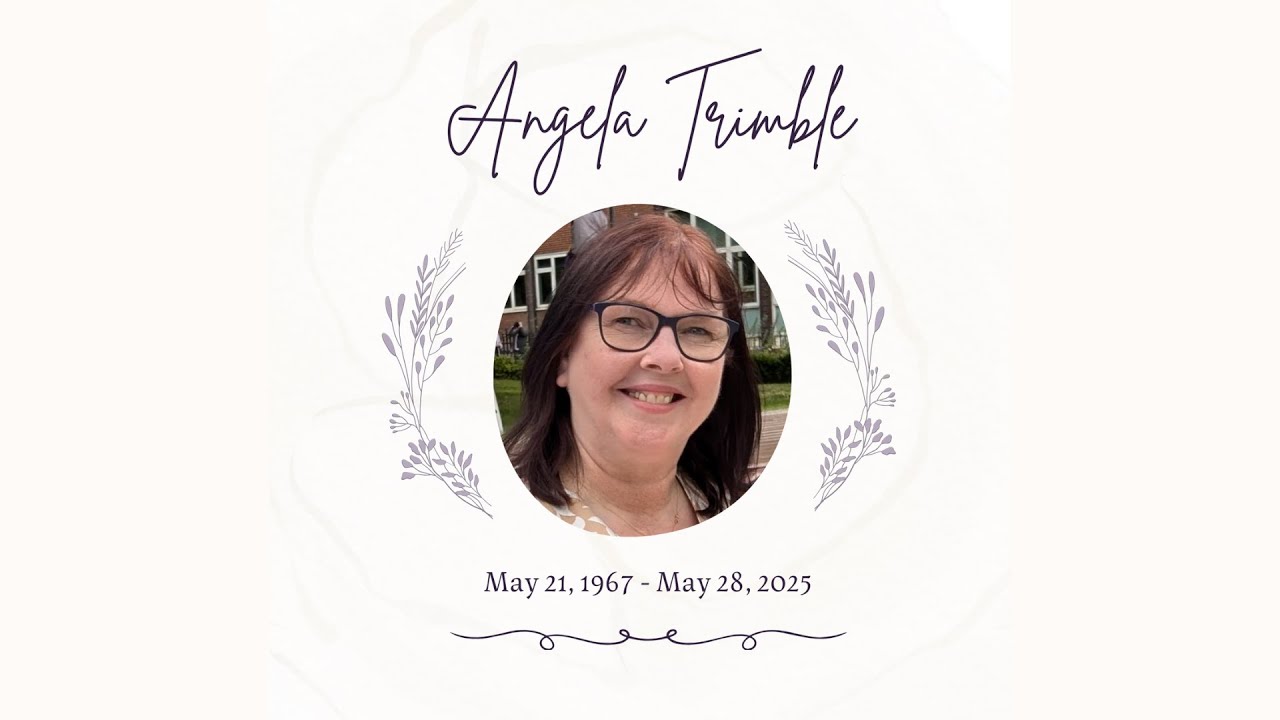 Service of Thanksgiving for Angela Trimble - YouTube