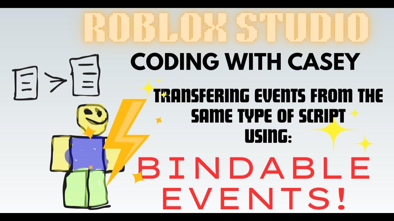 "Bindable Events": CodingWithCasey Roblox Studio Tutorial #1 - YouTube
