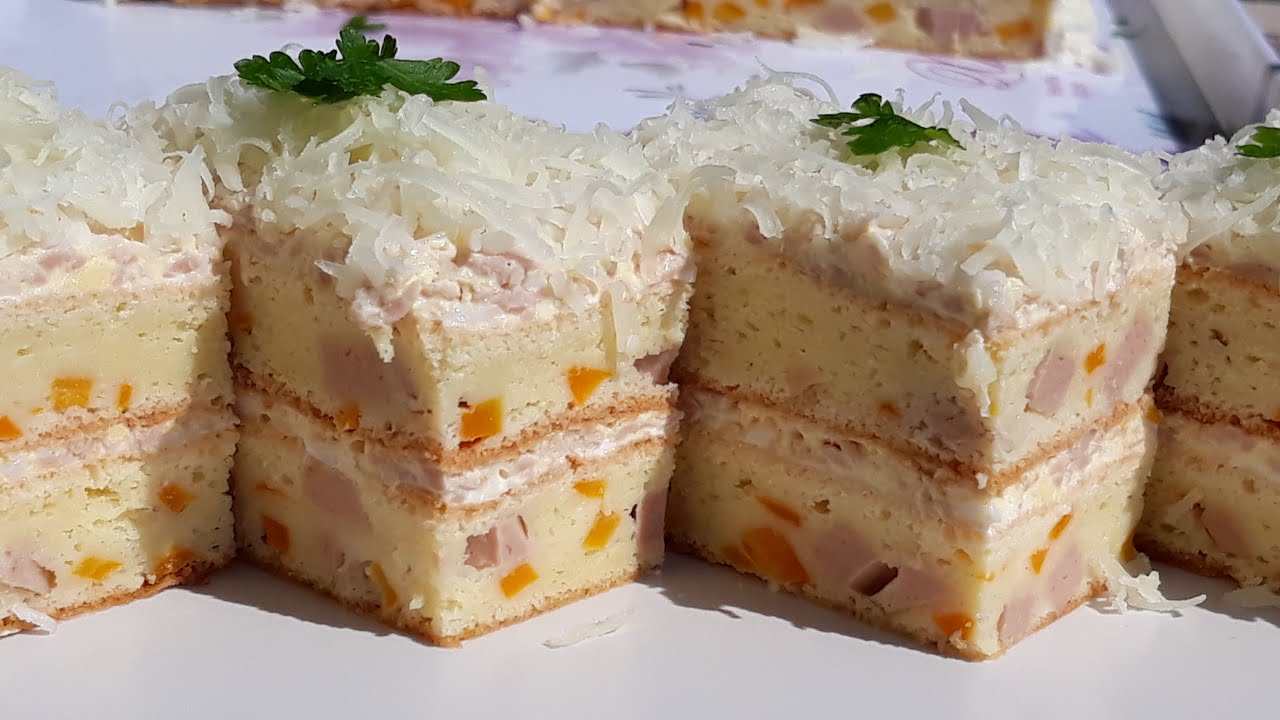 Slana torta/Salty cake - YouTube