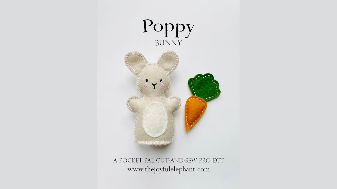 Poppy Bunny, Step 8 - Finishing Bunny - YouTube