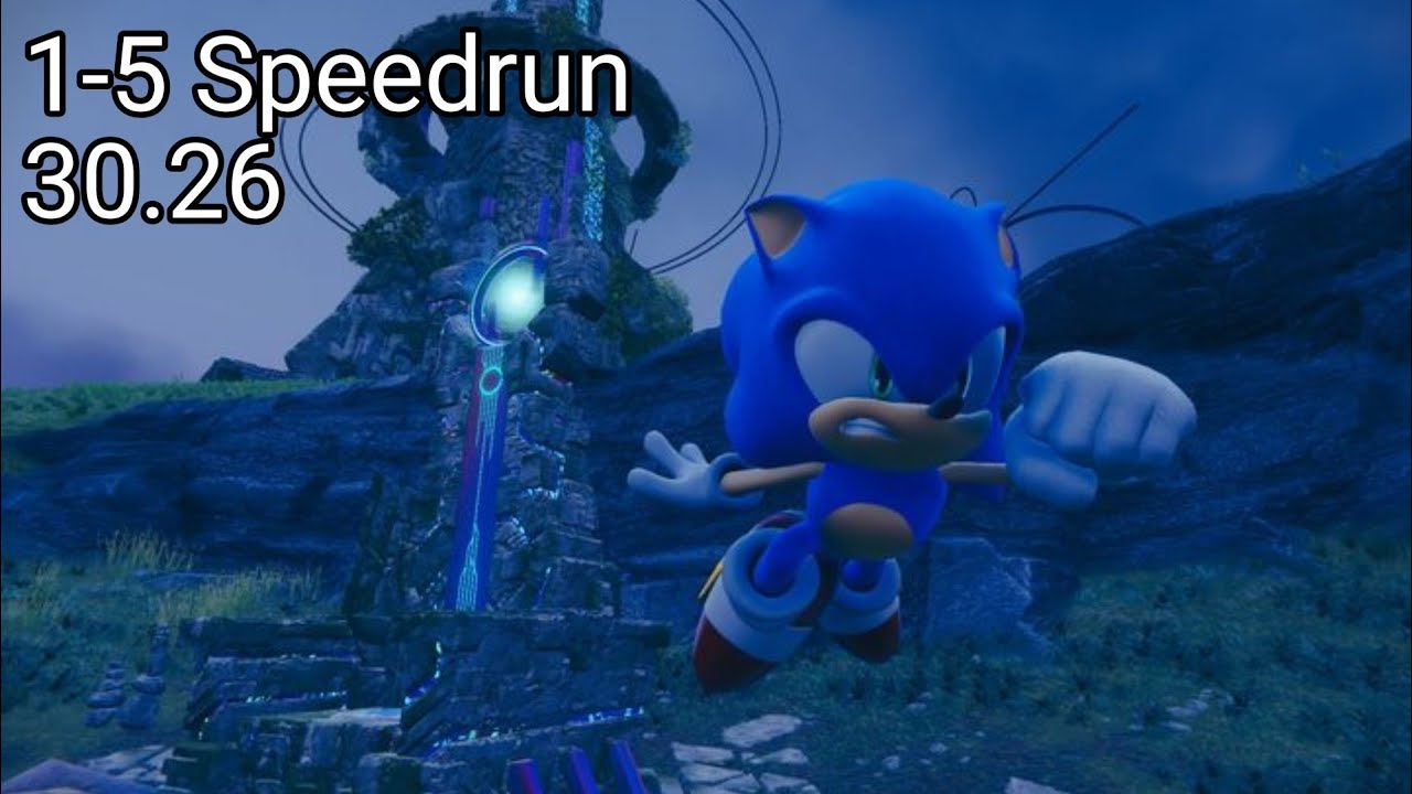 Sonic Frontiers 1-5 Speedrun || 30.26 - YouTube
