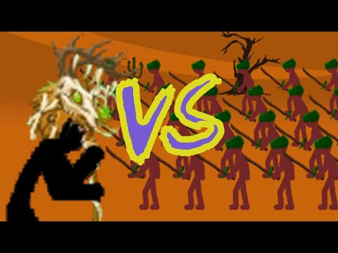 1 Savage Magikill vs Swordwrath Army FIGHT // Stick War Legacy
