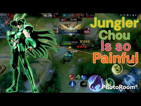 #mlbb chou jungle item legendary gameplay MLBB chou solo rank.. - YouTube
