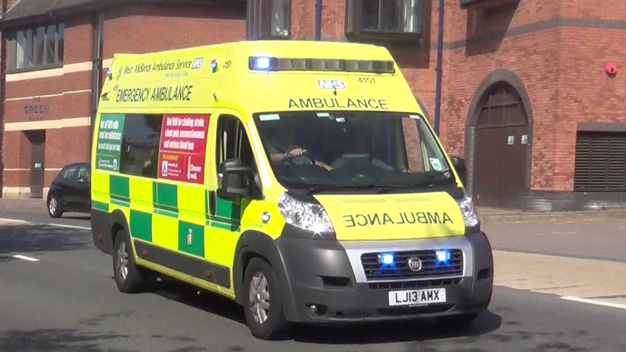WMAS (4151) - Emergency Ambulance - Fiat Ducato - On shout - YouTube