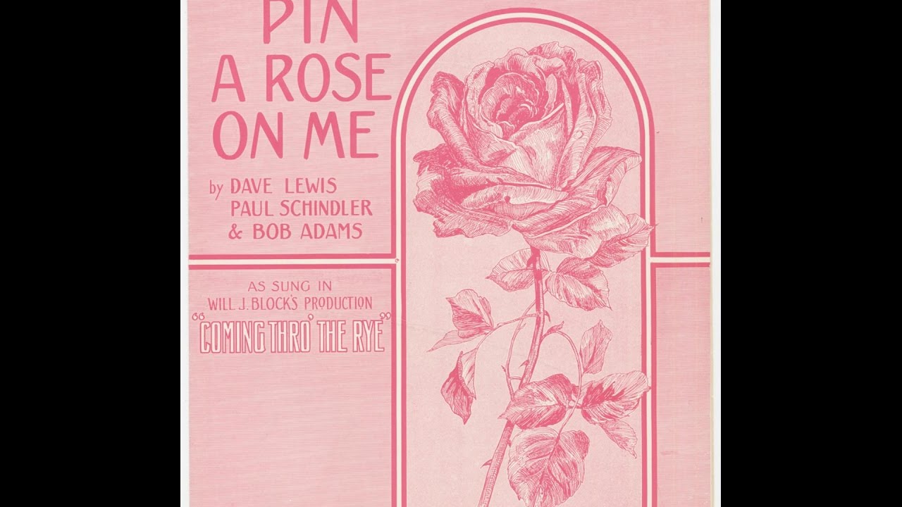 Mother Pin a Rose On Me (1905) - YouTube