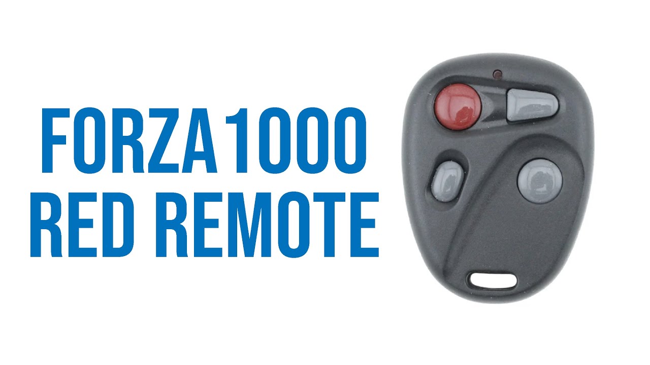 Forza 1000 Red Remote Video Description - YouTube