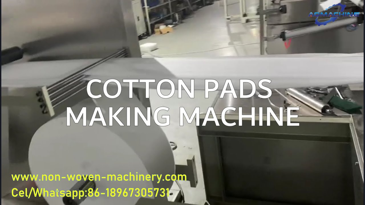 Round Cotton Pads Machine| Round Cotton Pads Cutting Machine| Round ...