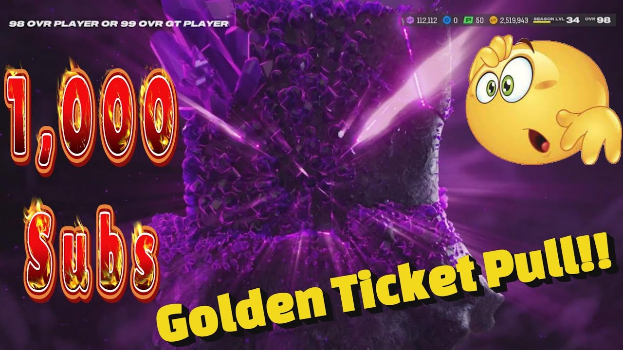 HOW I PULLED A 99 OVERALL GOLDEN TICKET!! SHOULD YOU SELL OR KEEP GT'S ...