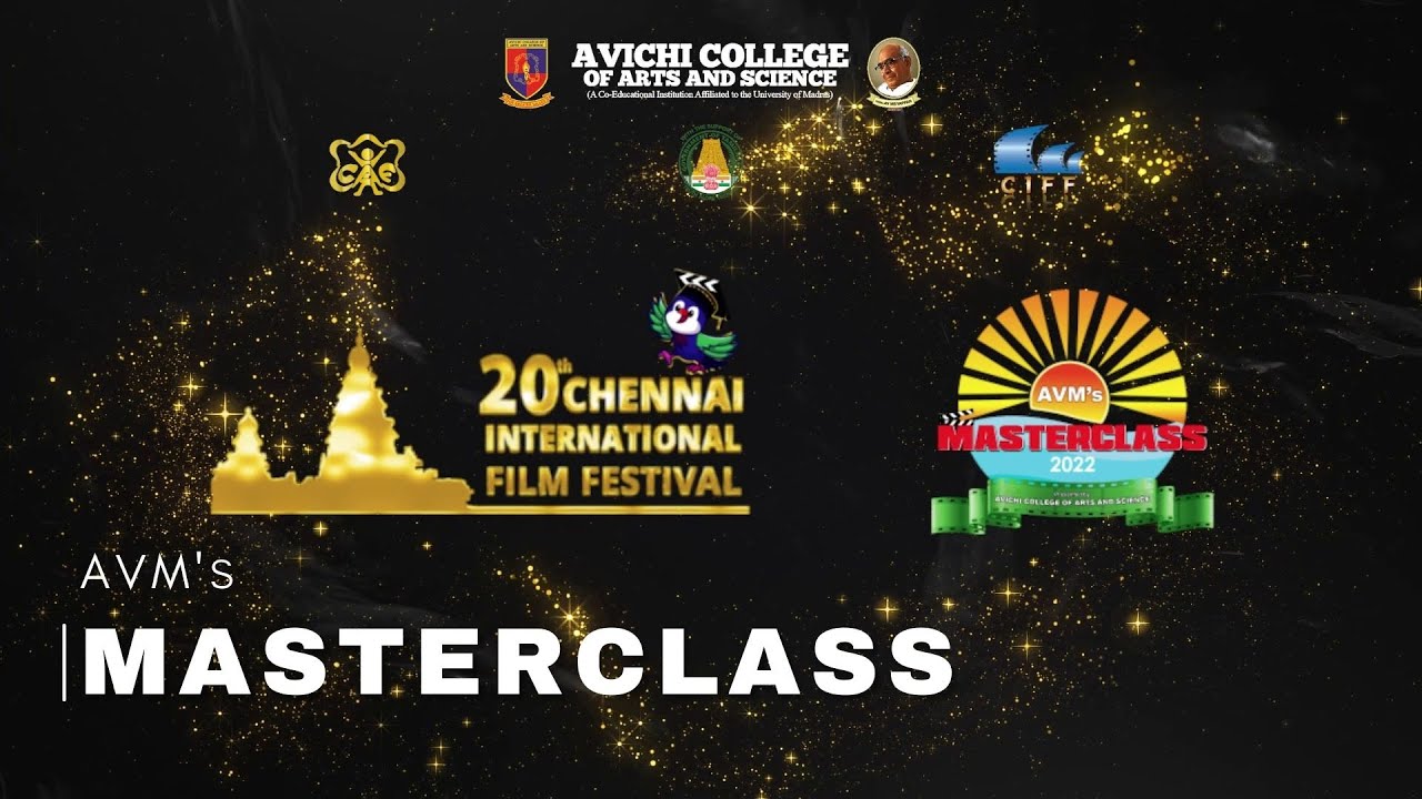 AVM's Masterclass Sessions | 20th CIFF - Teaser Promo - YouTube