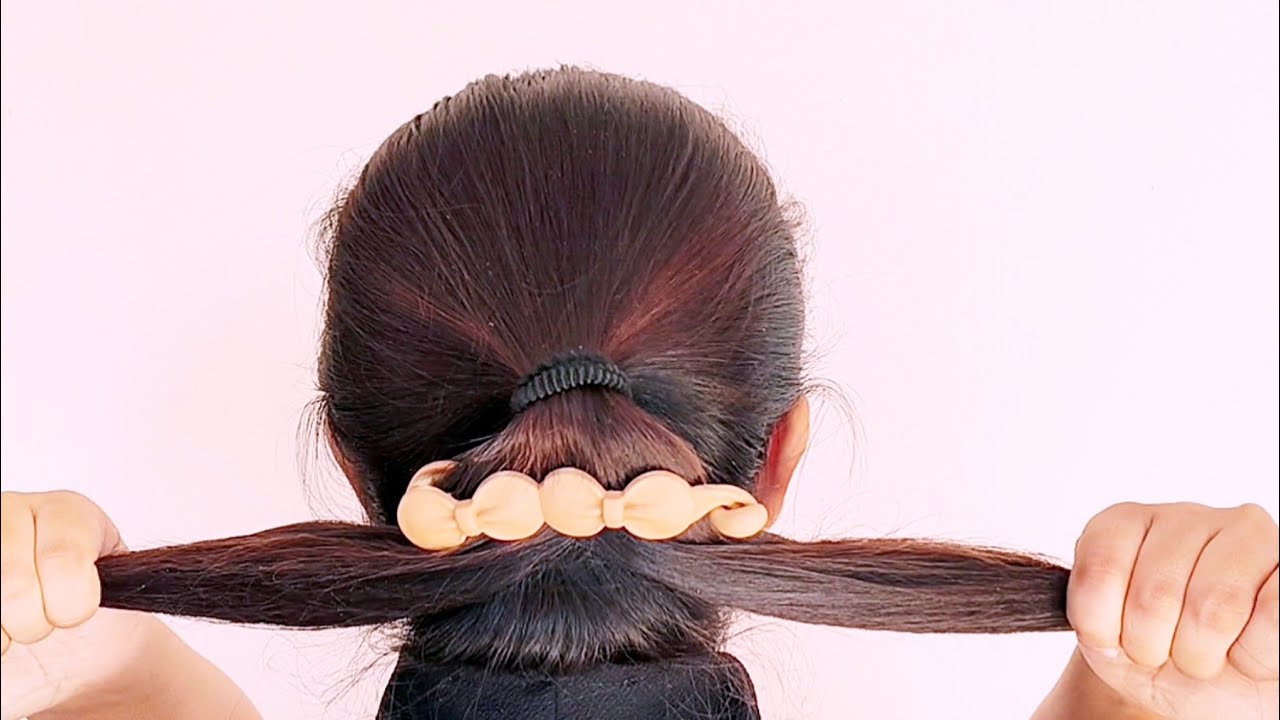 Bun Hairstyle for Girls l easy hairstyles l bun hair style girl - YouTube
