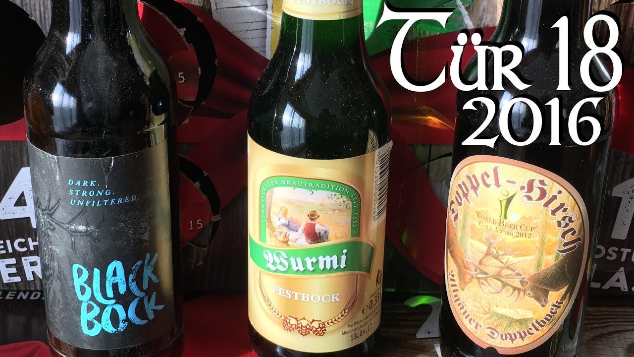 Bieradventskalender-Talk Tür 18: Black Bock / Wurmi Festbock / Doppel ...