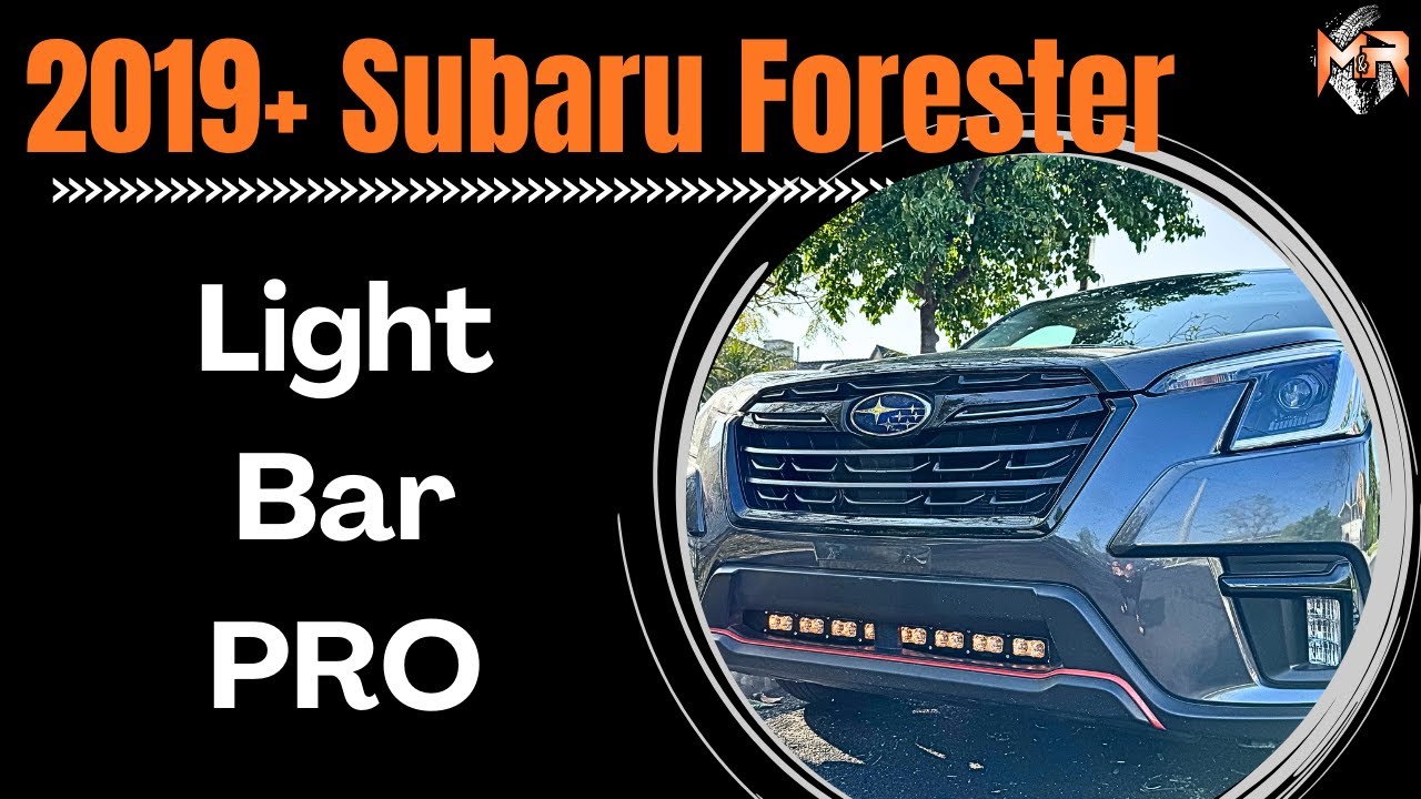 Subaru Forester Light Bar - PRO | Easy Install by M&R Automotive - YouTube