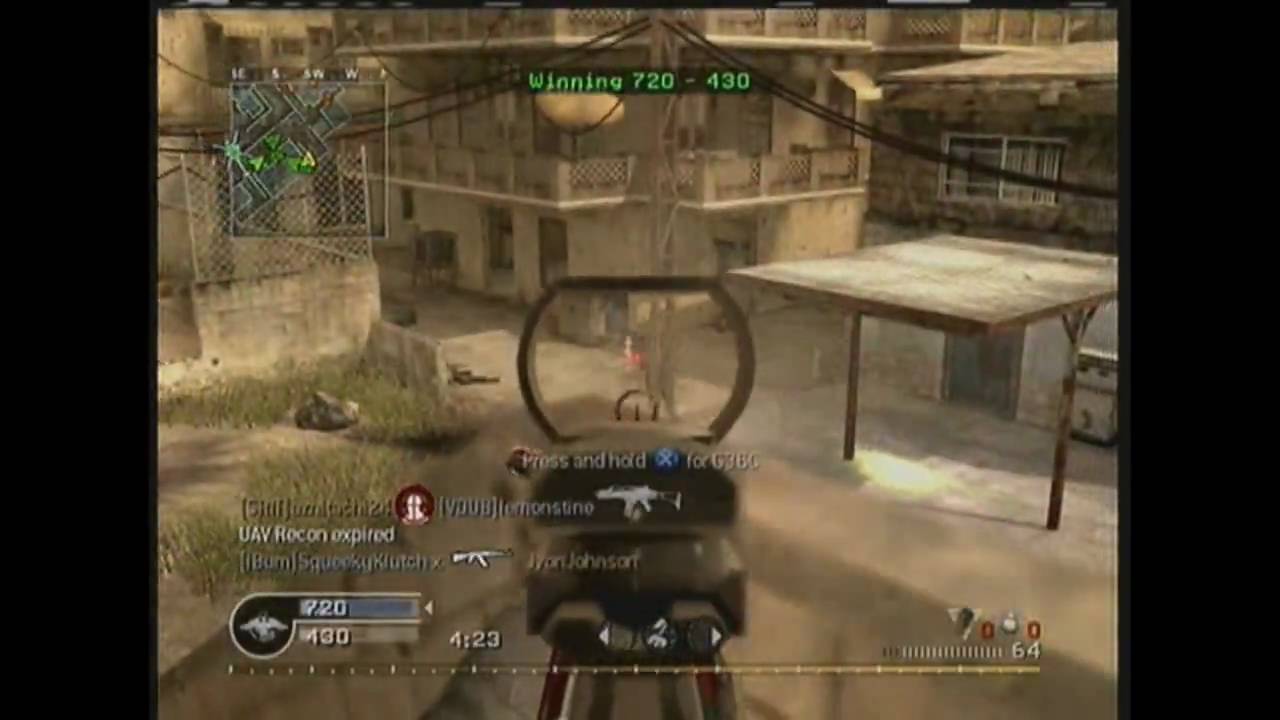 COD4 Backlot G3 Good Game (: - YouTube