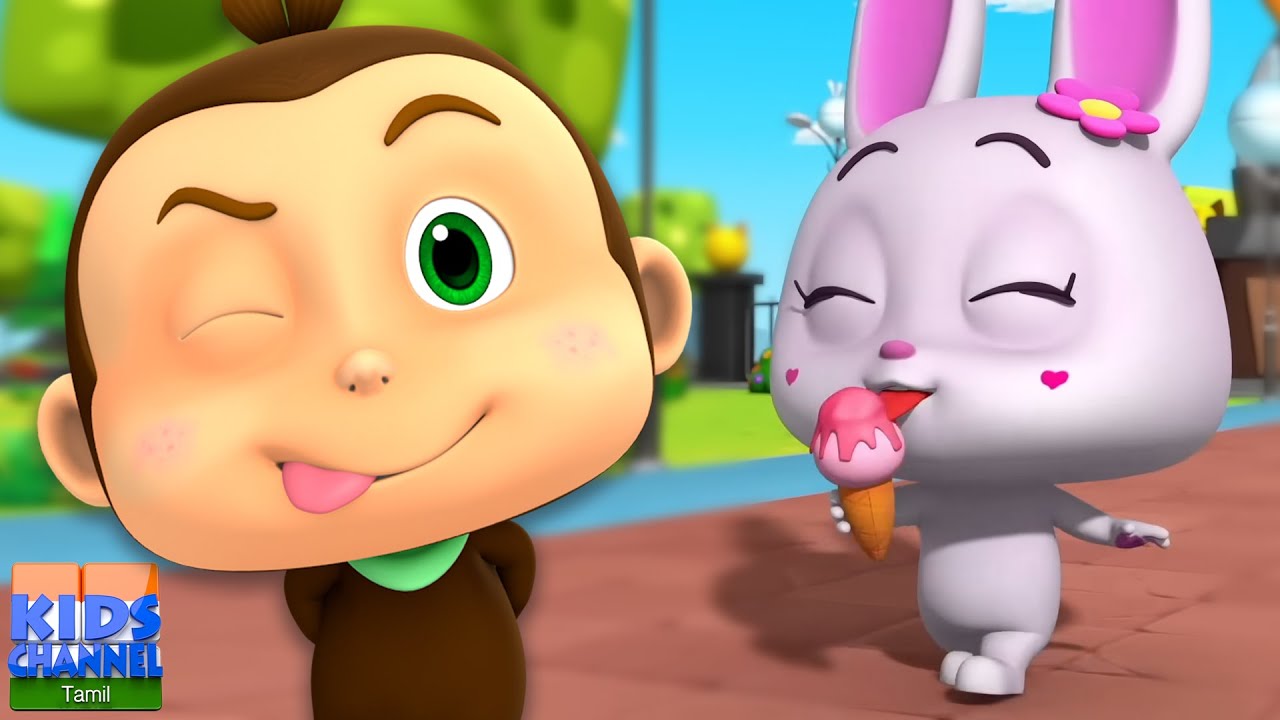 Lily's Ice Scream, லில்லி ஐஸ்கிரீம், Cartoon Show For Kids, Animated ...