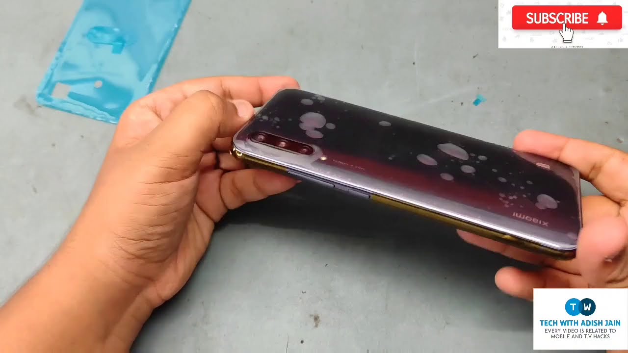 Restoration Mi A3 || Changing Combo , Receiver And Battery Cover ( Back ...