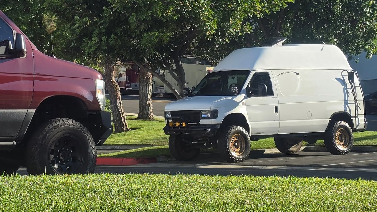 How to Lift your Econoline Van 6 inches and fiberglass Top for ford ...