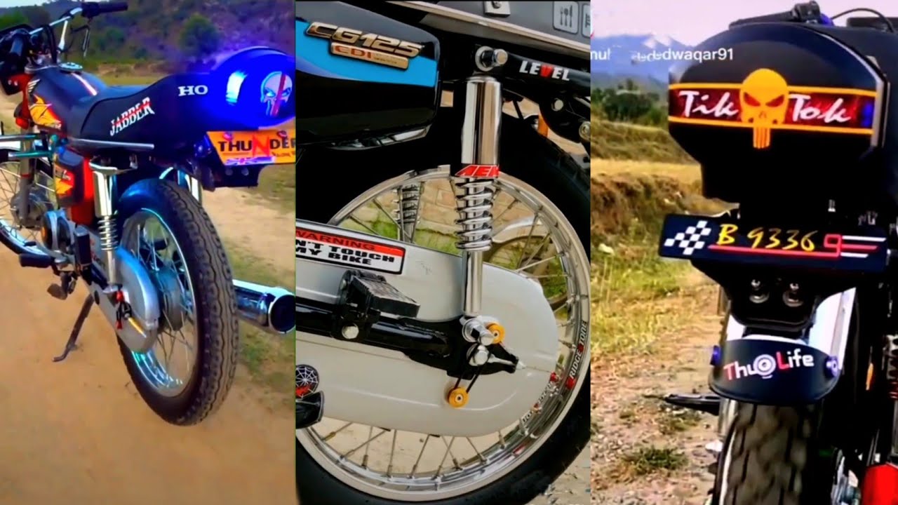 Top Modified Honda bike BY Pakistan | Moazam jutt bike modification ...